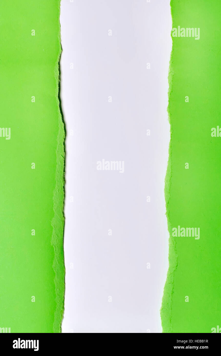 Torn paper with space for text with white background Stock Photo - Alamy
