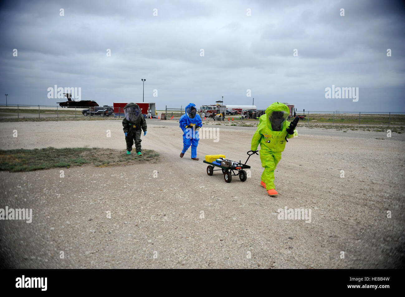Airmen from the 47th Fire Emergency Services, 47th Readiness and ...