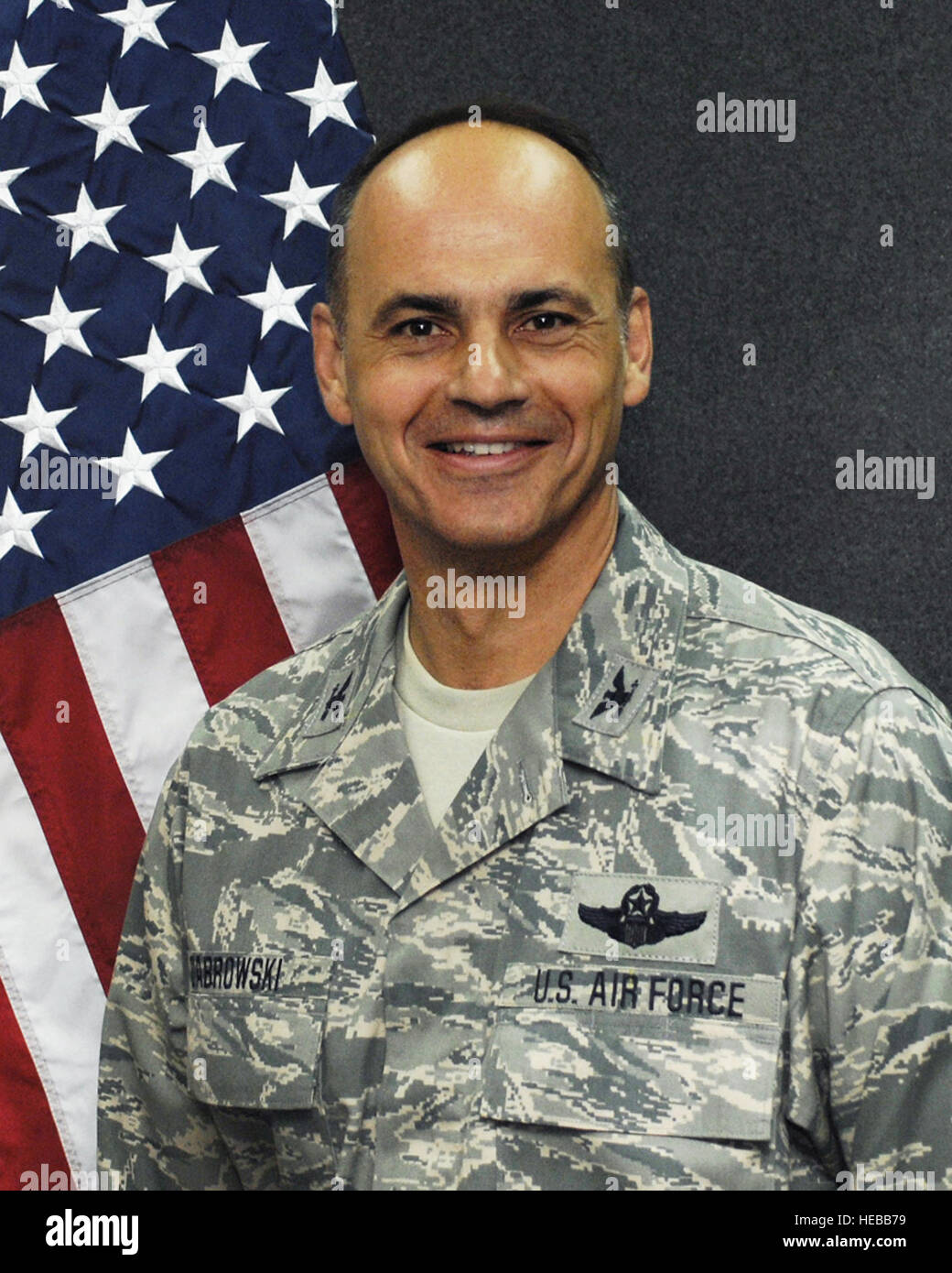 The commander of the 376th air expeditionary wing hi-res stock ...