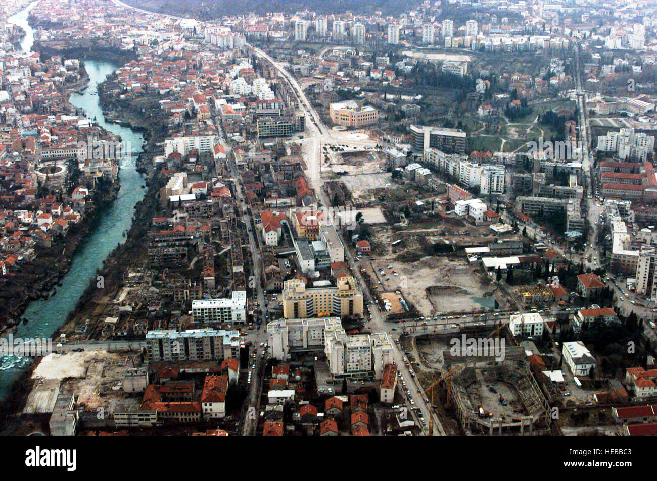 Site aerials of locations where attacks on Stabilization Force (SFOR ...