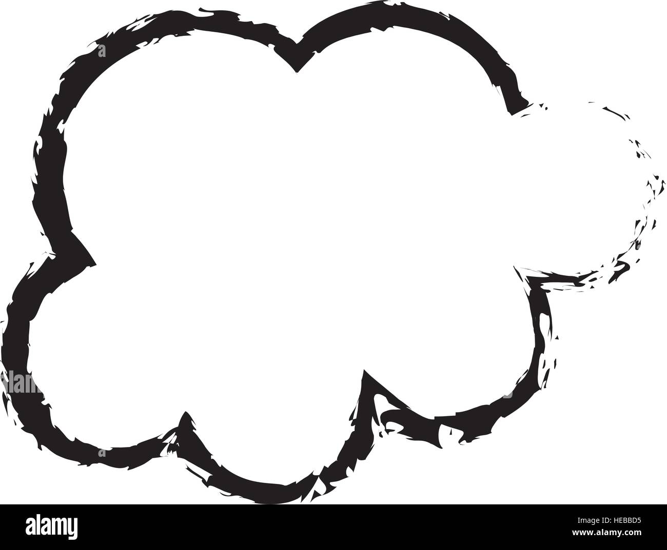 Isolated cloud symbol Stock Vector Image & Art - Alamy