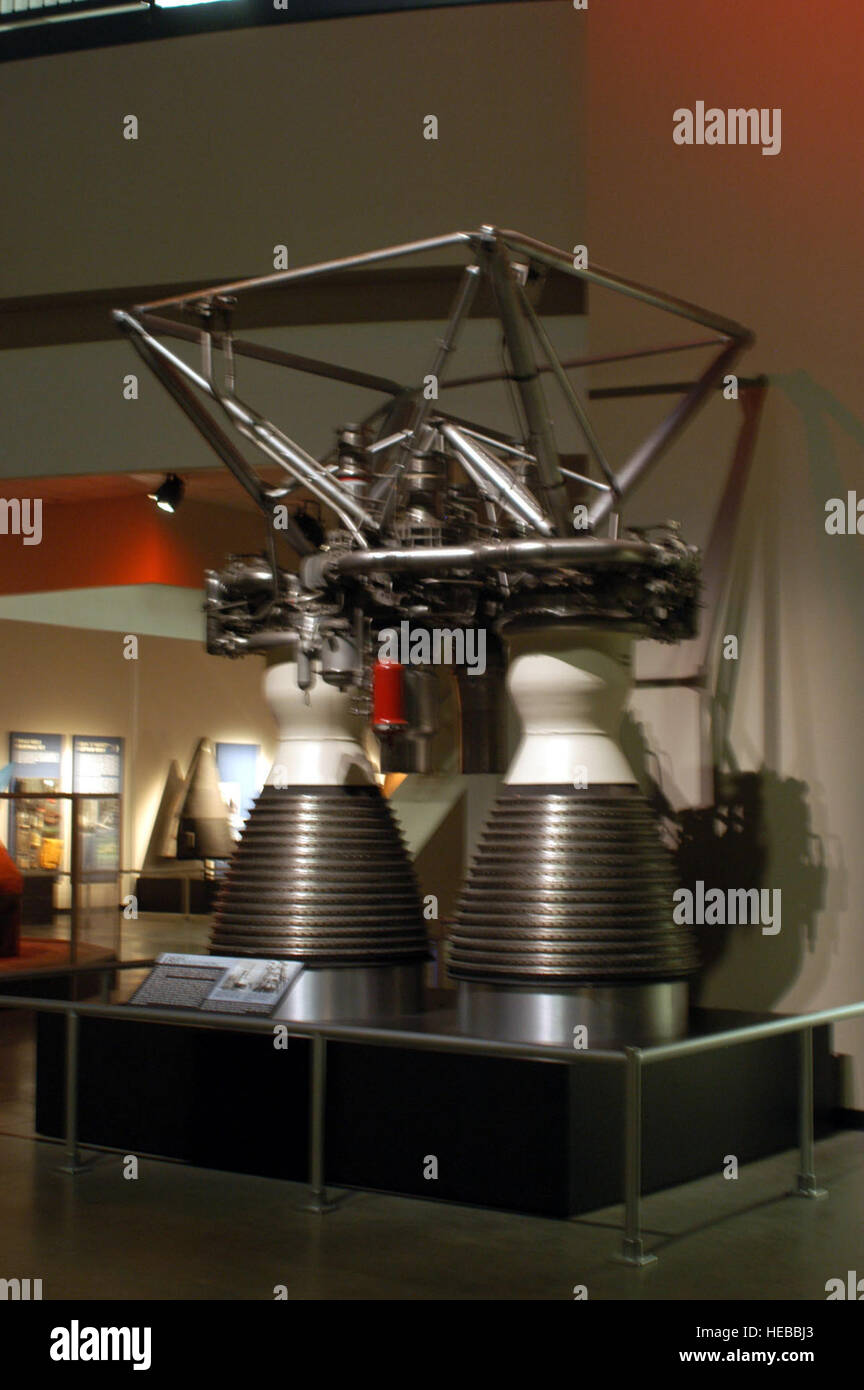 DAYTON, Ohio -- LR 87 engine at the National Museum of the United ...