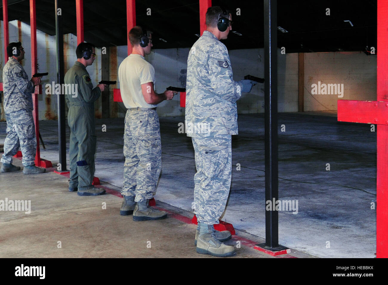 Airmen from the 628th Security Forces Squadron participate in an annual ...