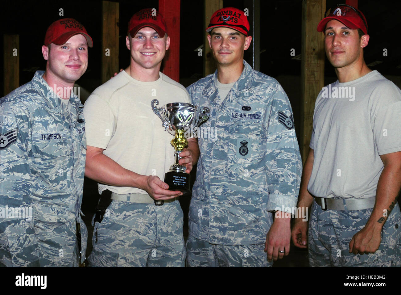 Members from the 628th Security Forces Squadron Combat Arms Training ...
