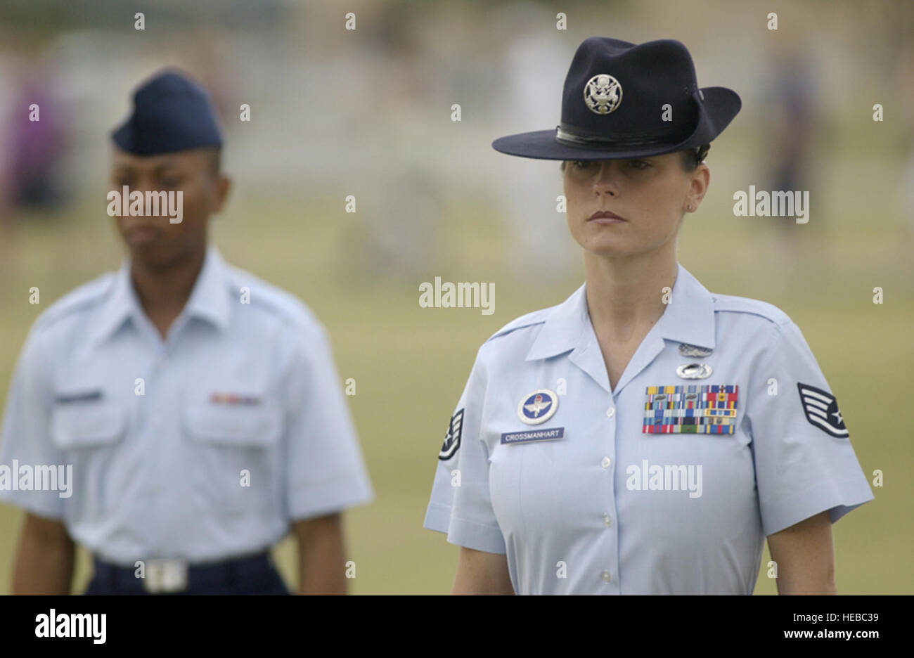 Airmen participate in the Basic Military Training graduation parade at ...