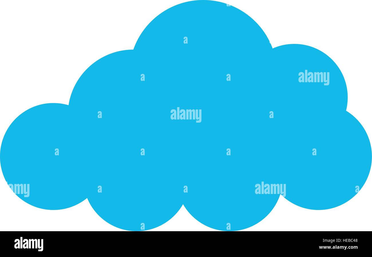 Isolated cloud symbol Stock Vector Image & Art - Alamy