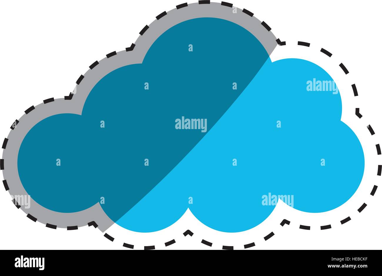 Isolated cloud symbol Stock Vector Image & Art - Alamy