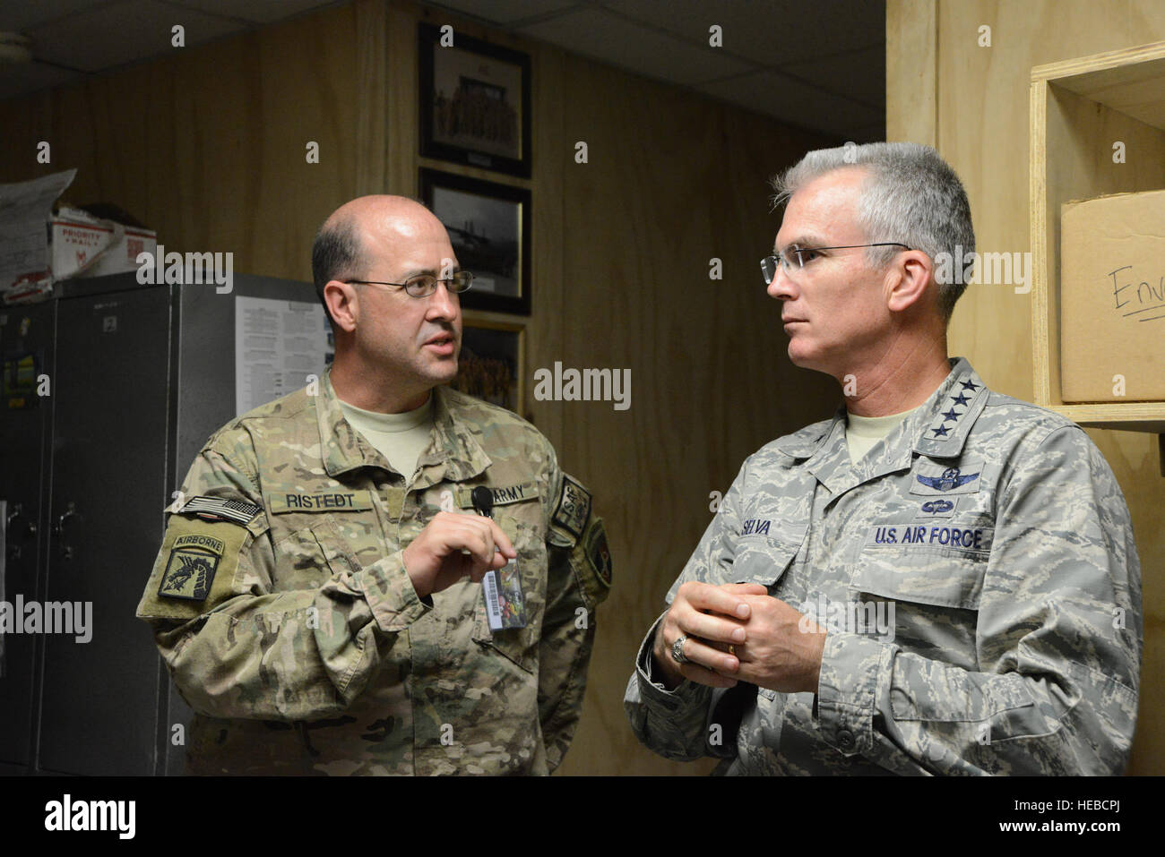 U.S. Army Col. David E. Ristedt, the NATO medical advisor and U.S ...