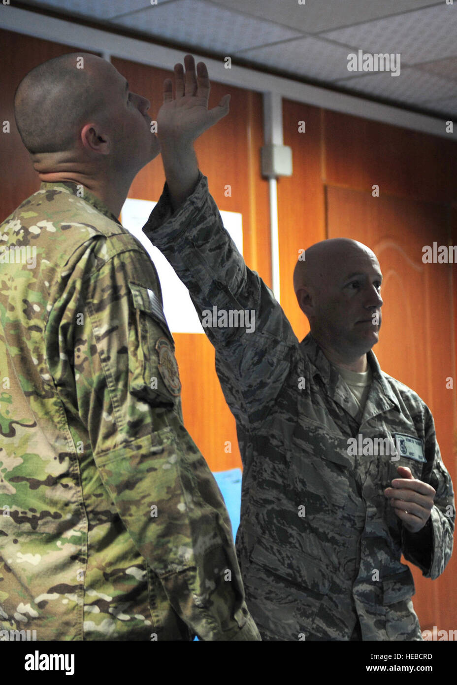 Advisors with the 738th Air Expeditionary Advisory Squadron, Pohantoon ...