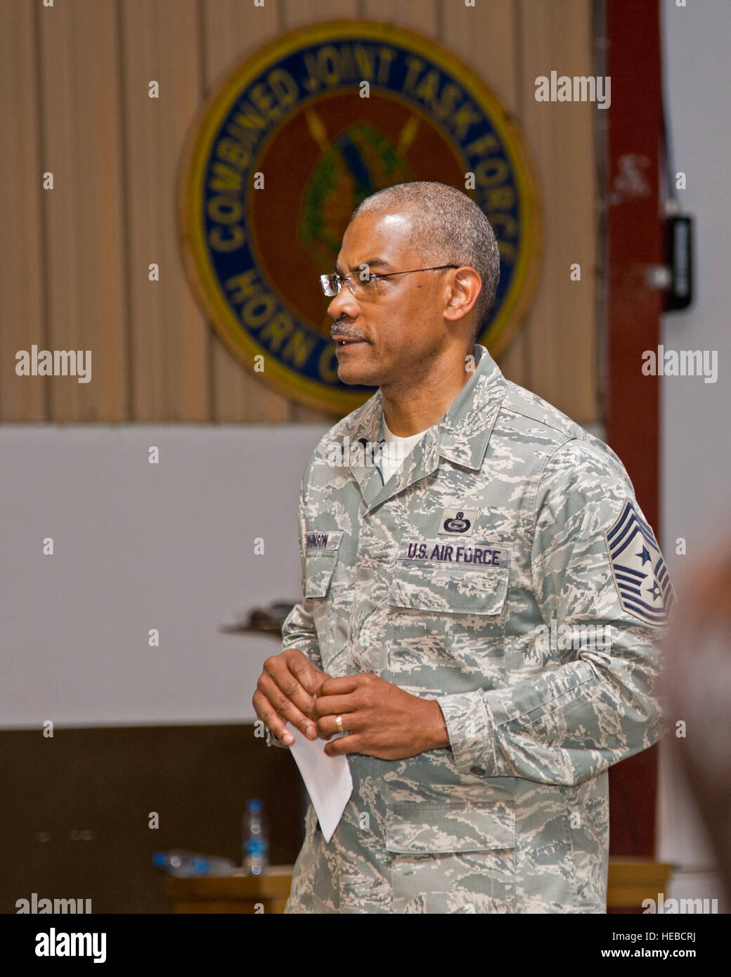 U.S. Air Force Chief Master Sgt. Jack Johnson Jr., U.S. Africa Command ...