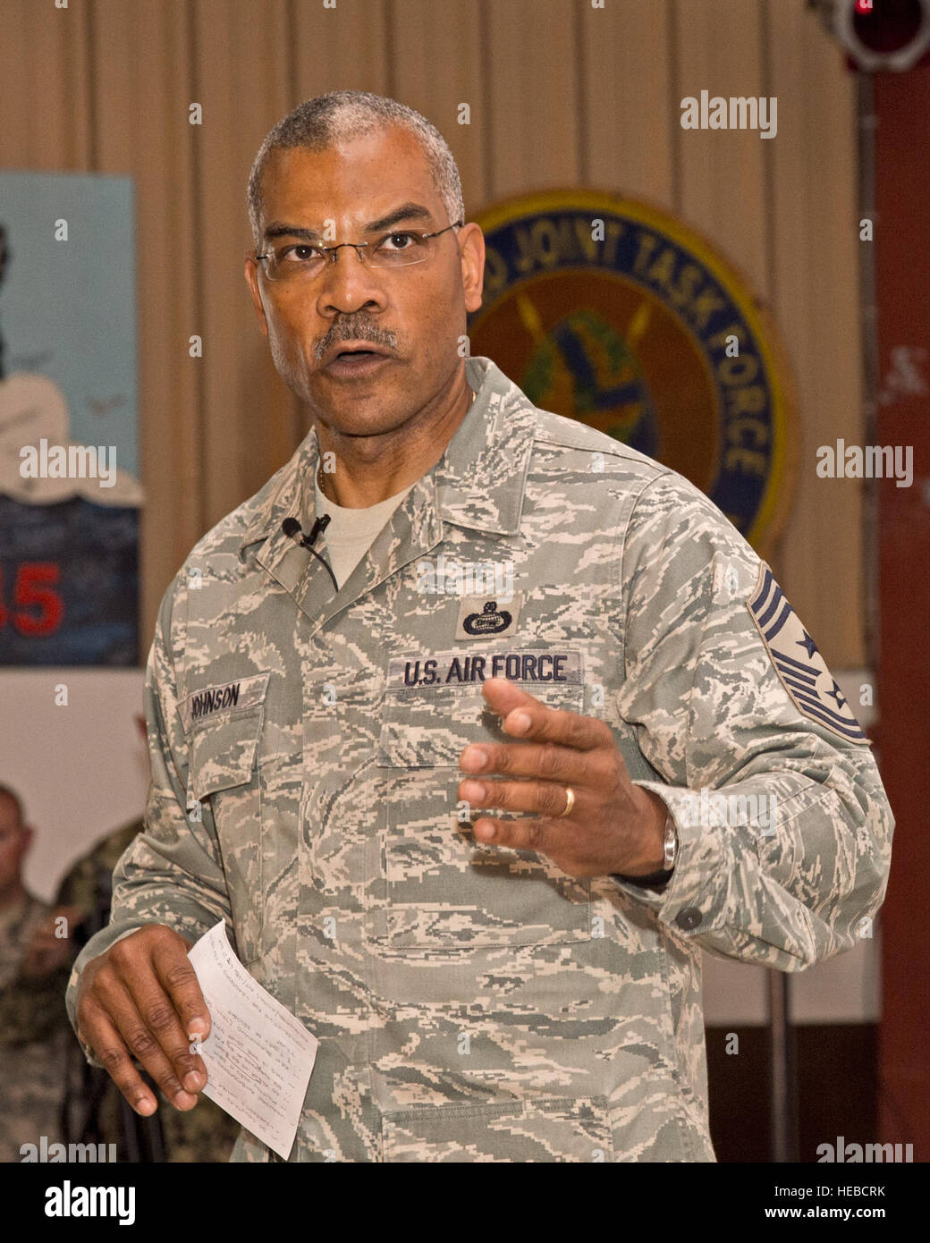 U.S. Air Force Chief Master Sgt. Jack Johnson Jr., U.S. Africa Command ...