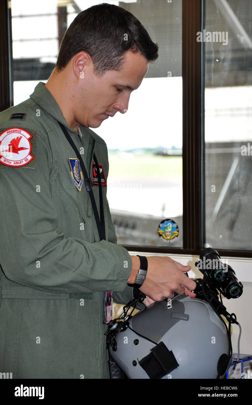 U.S. Air Force Capt. Caleb Rasmussen, C-17 Globemaster III instructor ...