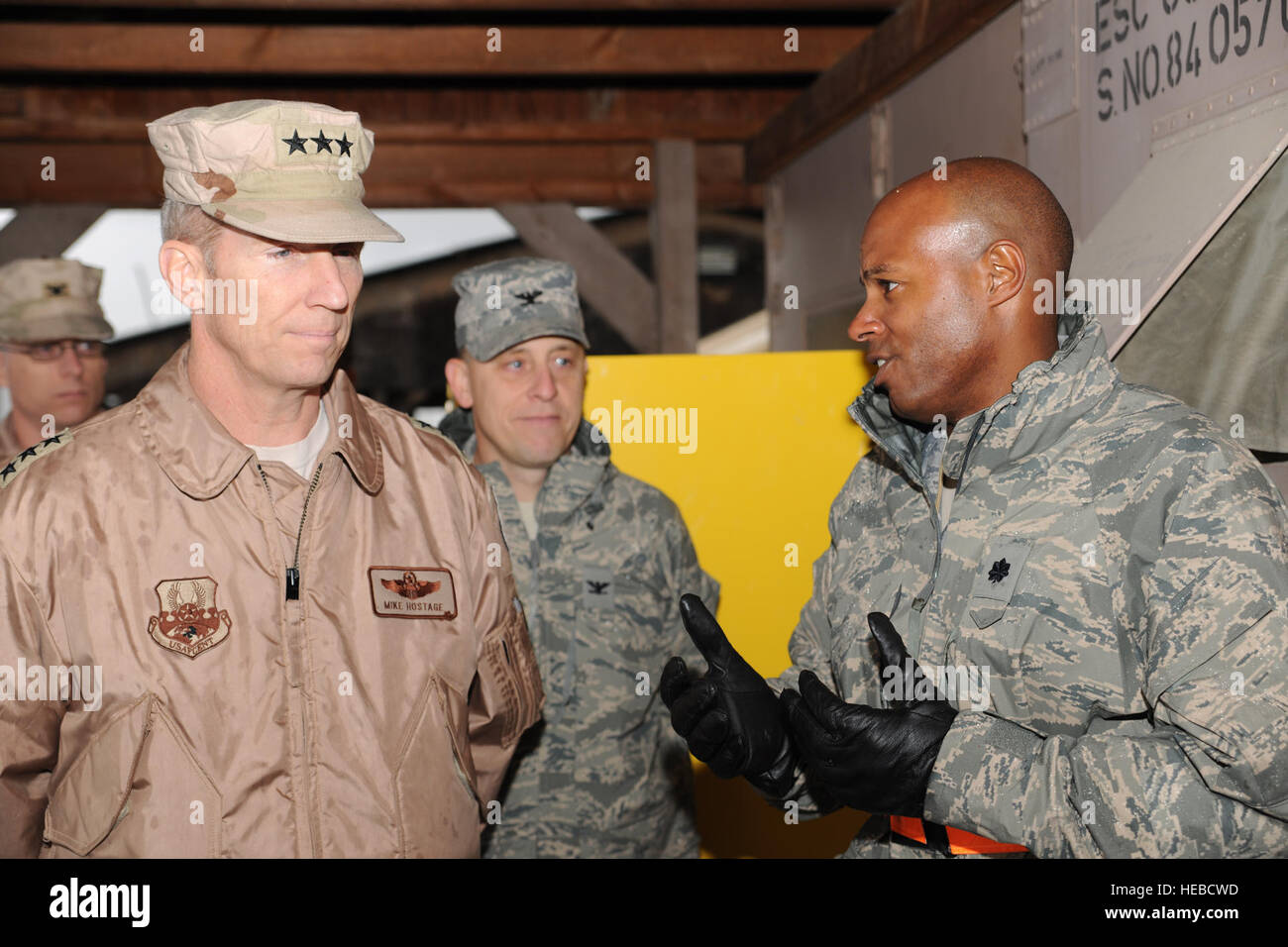 Lt. Col. Will Phillips (right), 376th Expeditionary Logistics Readiness ...