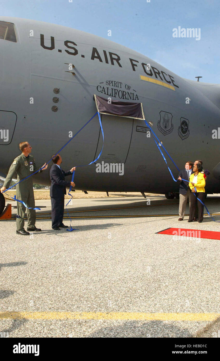 MARCH AIR RESERVE BASE, Calif. -- (From left) Brig. Gen. James Rubeor ...