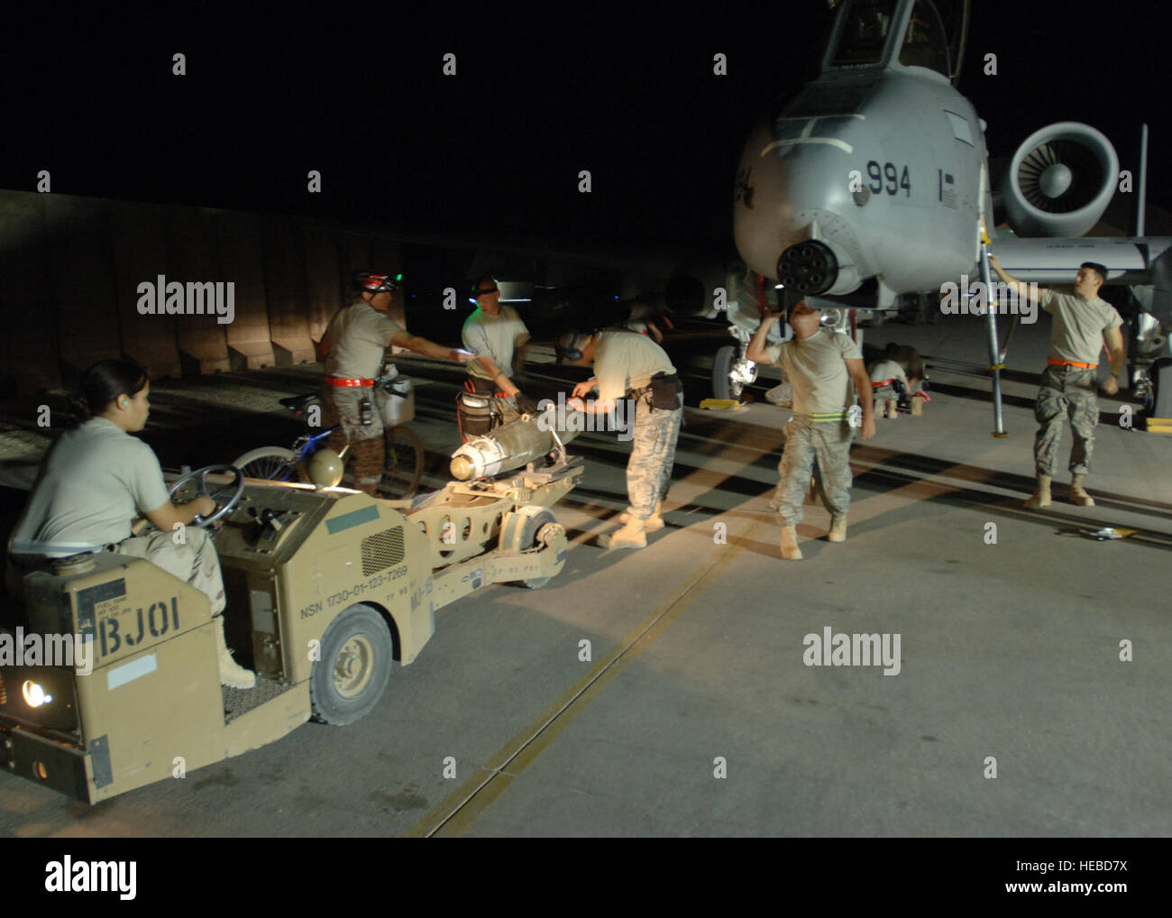 AL ASAD AIR BASE, Iraq -- A 438th Air Expeditionary Group weapons ...