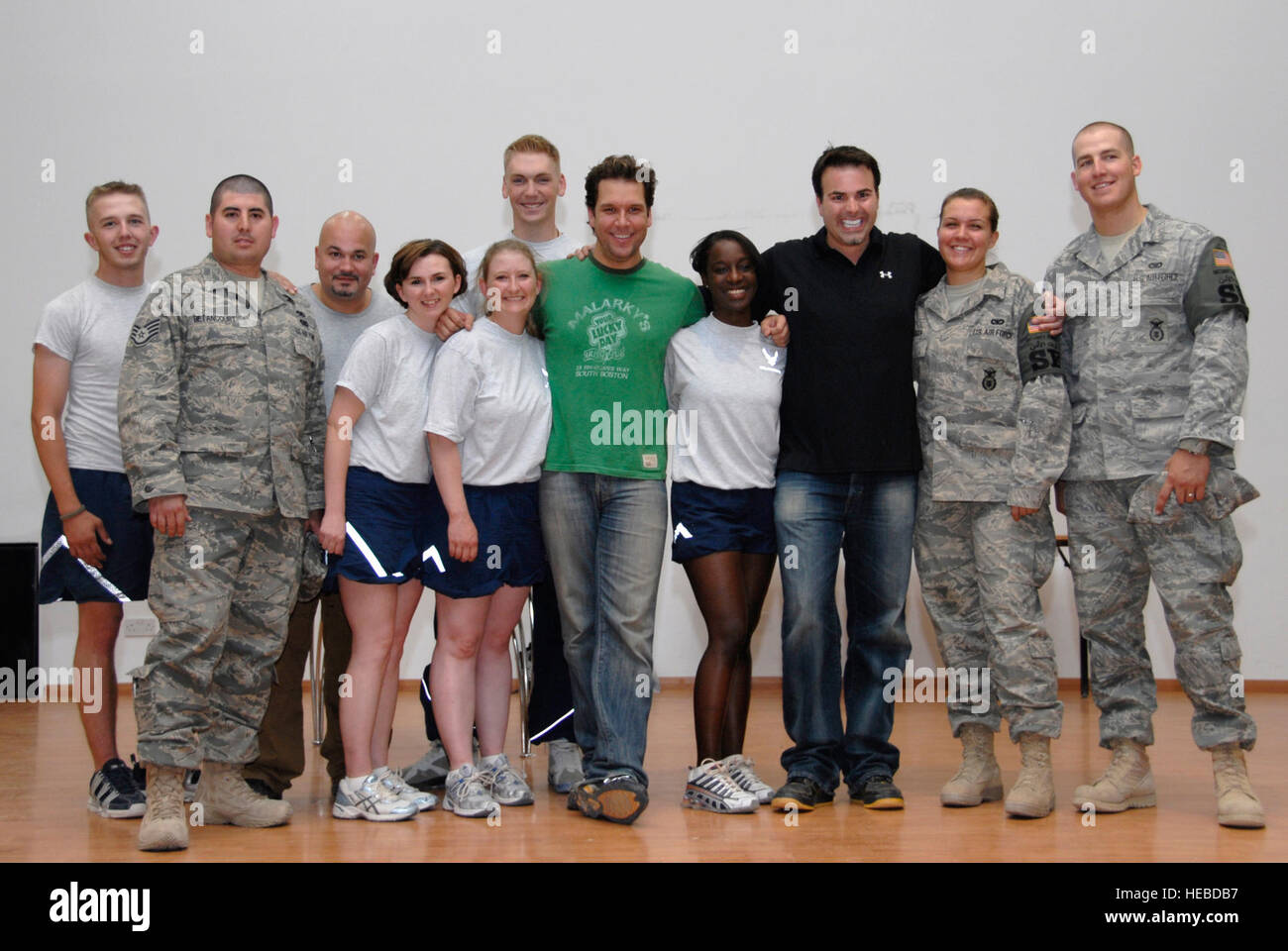 SOUTHWEST ASIA -- Comedians Robert Kelly, third from left, Dane Cook ...