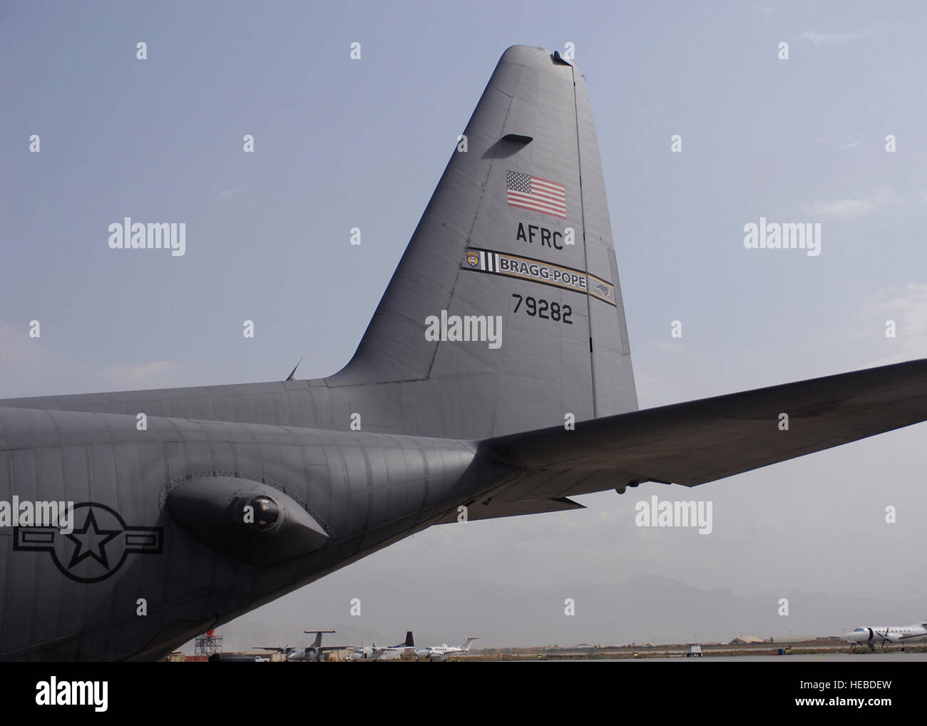C-130 Hercules tail No. 79282 from the 440th Airlift Wing at Pope Air ...