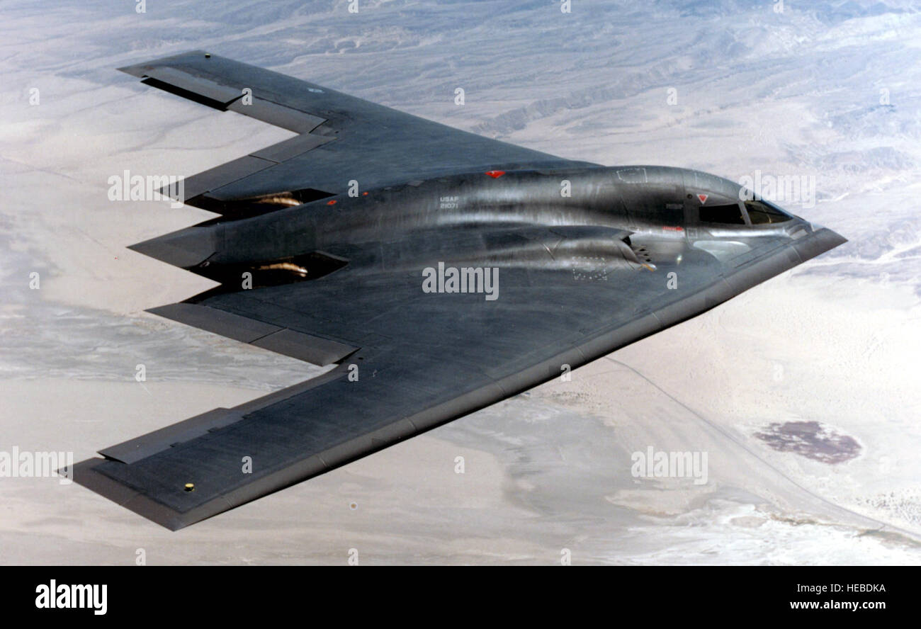 FILE PHOTO -- The B-2 Spirit is a multi-role bomber capable of ...