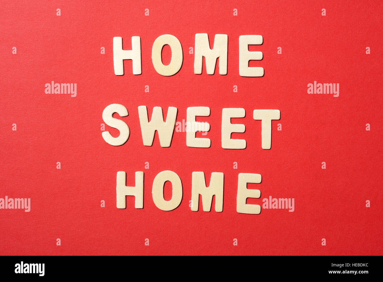 Home sweet text message hi-res stock photography and images - Alamy