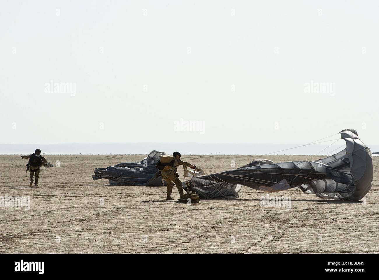 U.S. Air Force pararescuemen from the 82nd Expeditionary Rescue ...