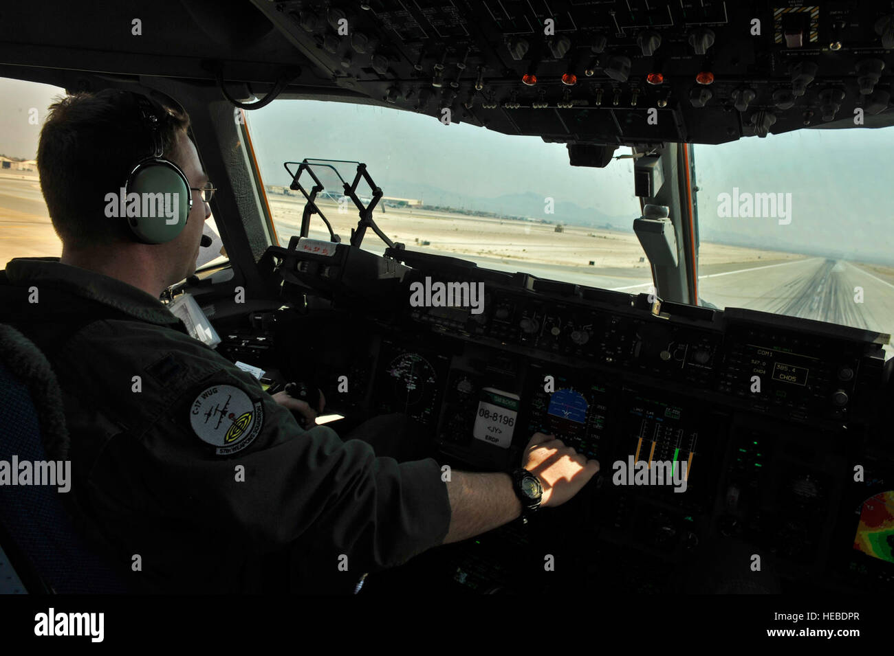 U.S. Air Force Capt. Chris Lawler, 57th Weapons Squadron, takes off ...