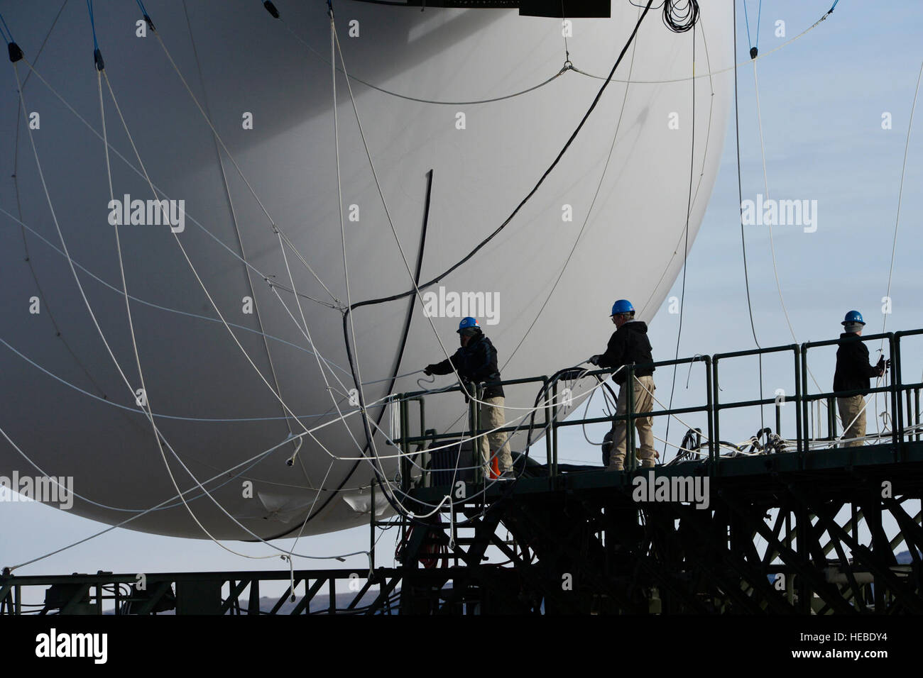 A flight crew launches a U.S. Army Joint Land Attack Cruise Missile ...