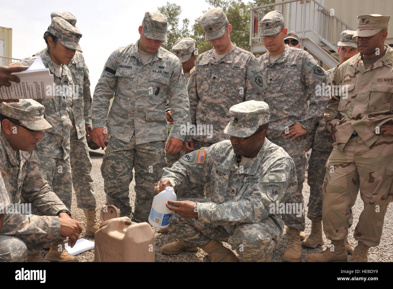 U.S. Army Staff Sgt. Andre Moxley, 490th Civil Affairs Battalion ...