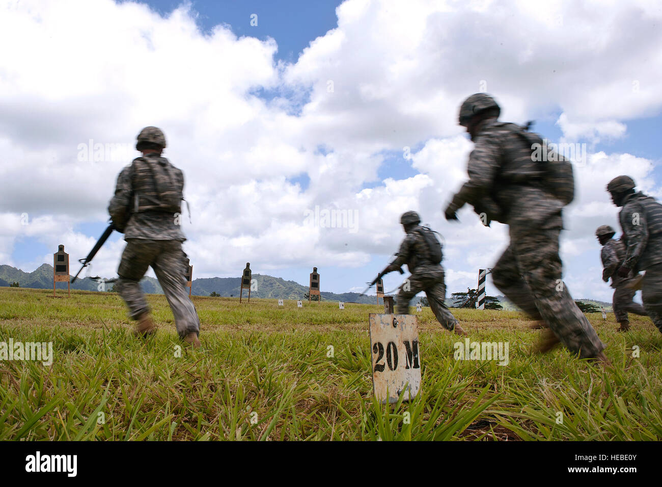 U.S. Army Pacific soldiers conduct reflexive fire drills during the ...