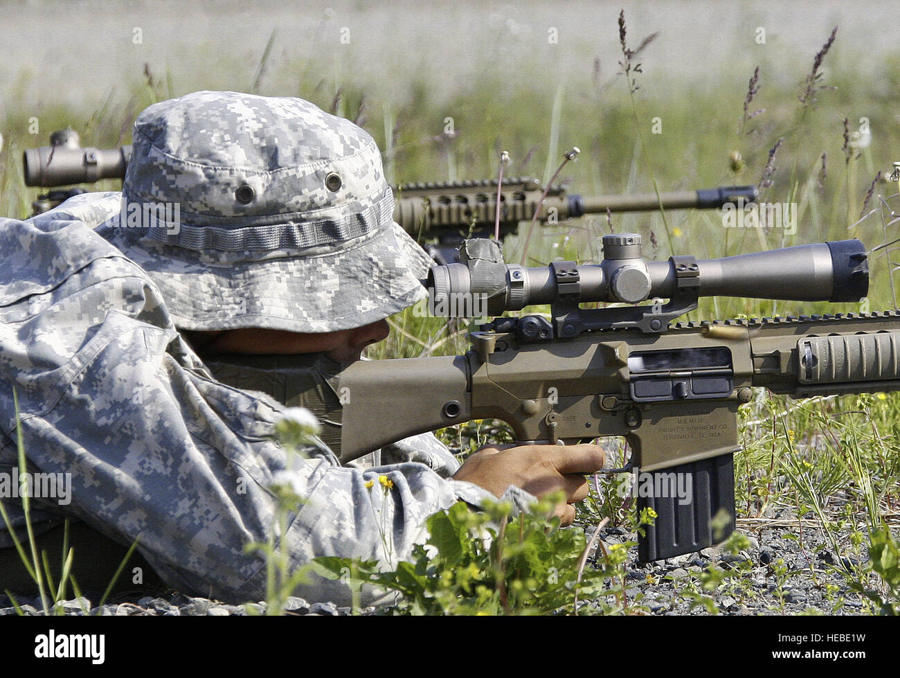 A U.S. Army soldier from C Troop, 1st Squadron, 40th Cavalry Regiment ...