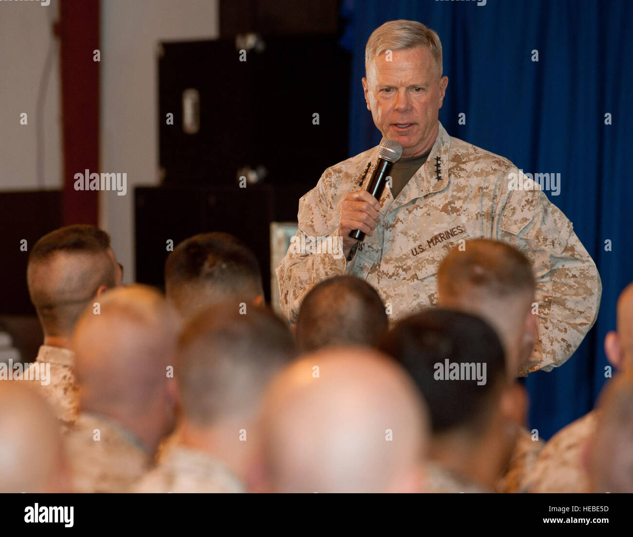 U.S. Marine Gen. James F. Amos, commandant of the Marine Corps ...
