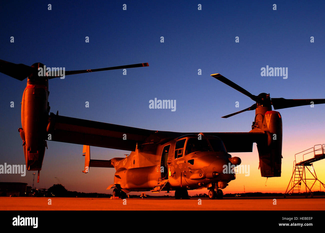 Air Force Special Operations Command’s first CV-22 Osprey awaits its ...
