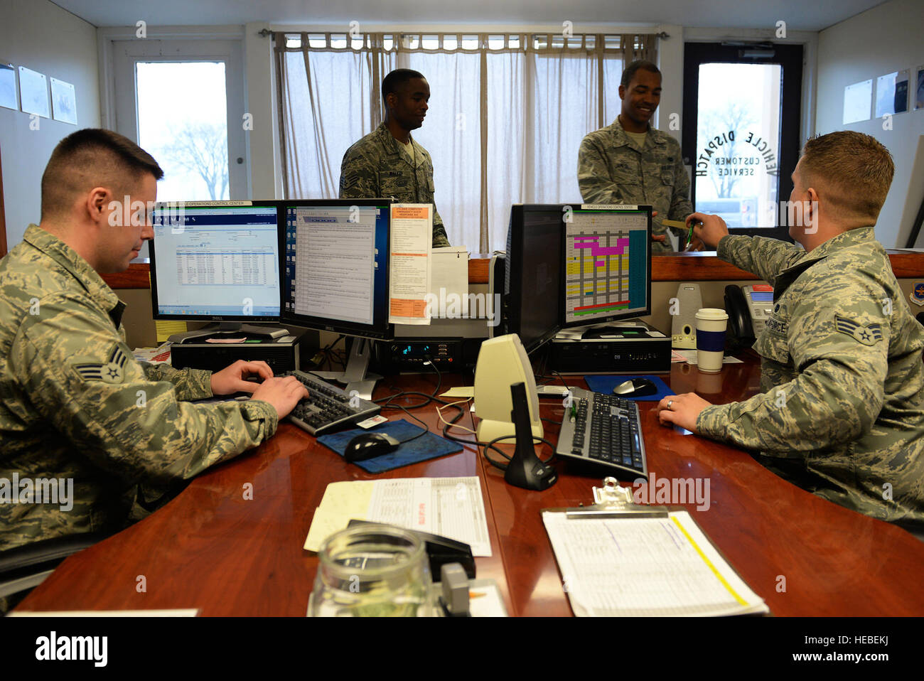 The 375th Logistics Readiness Squadron Vehicle Operations Dispatch ...