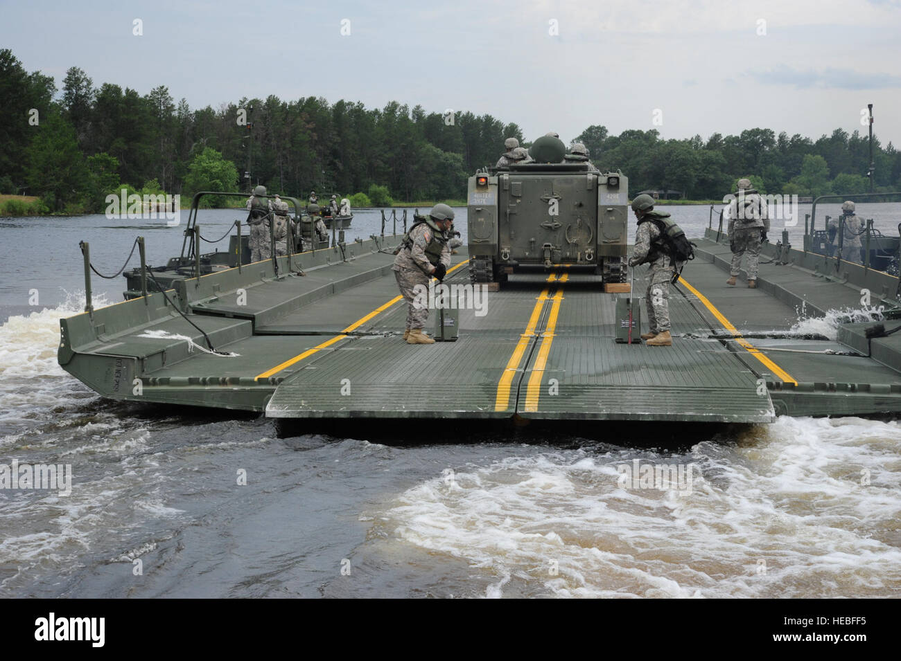 U.S. Army soldiers of First Platoon, 299th Engineering Company from ...