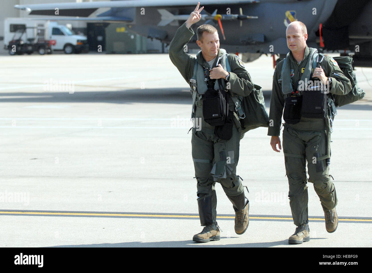 Step to the flightline at seymour johnson air force base hi-res stock ...