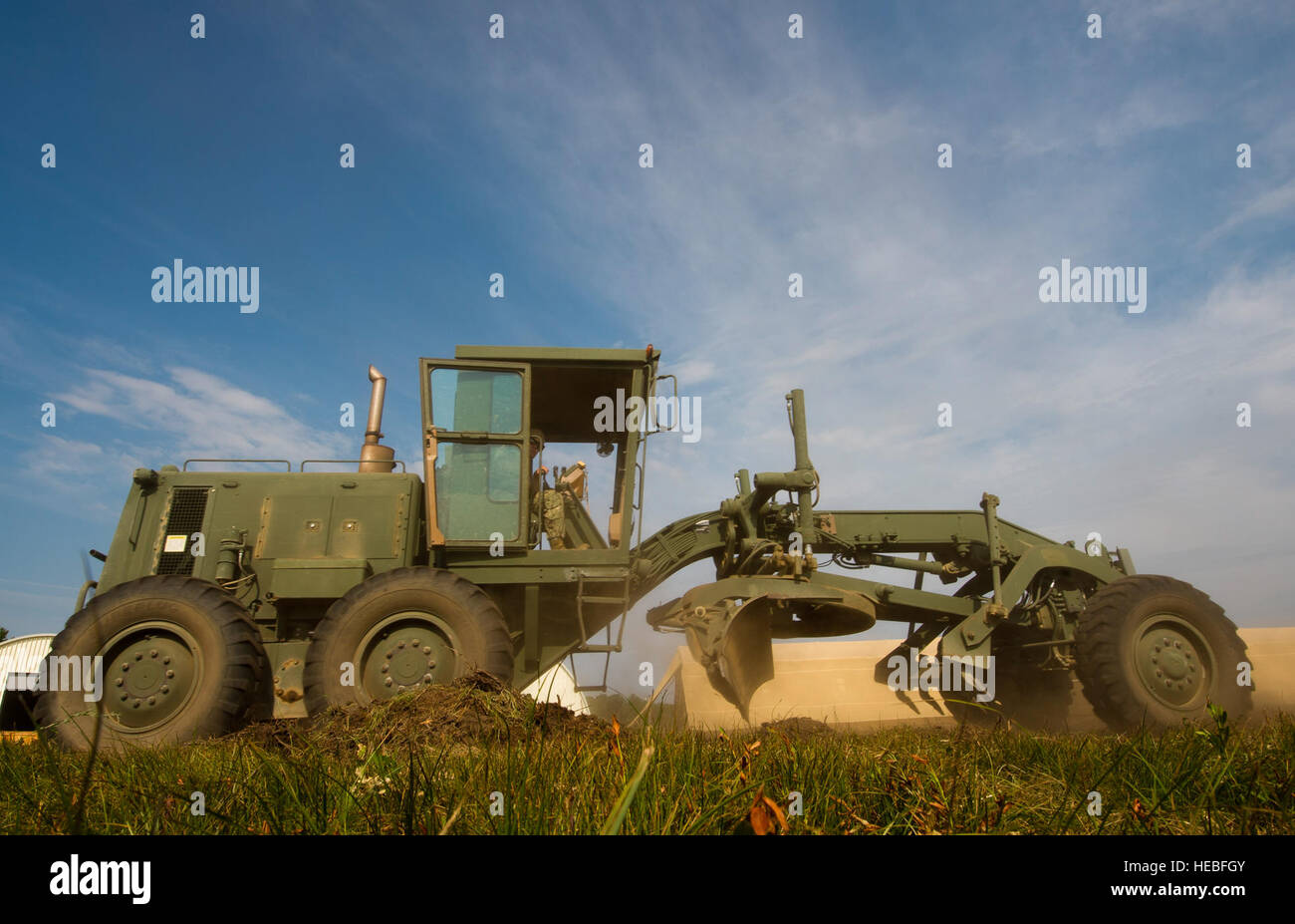 U.S. Navy Equipment Operator First Class, Tim O'Toole, a Seabee ...
