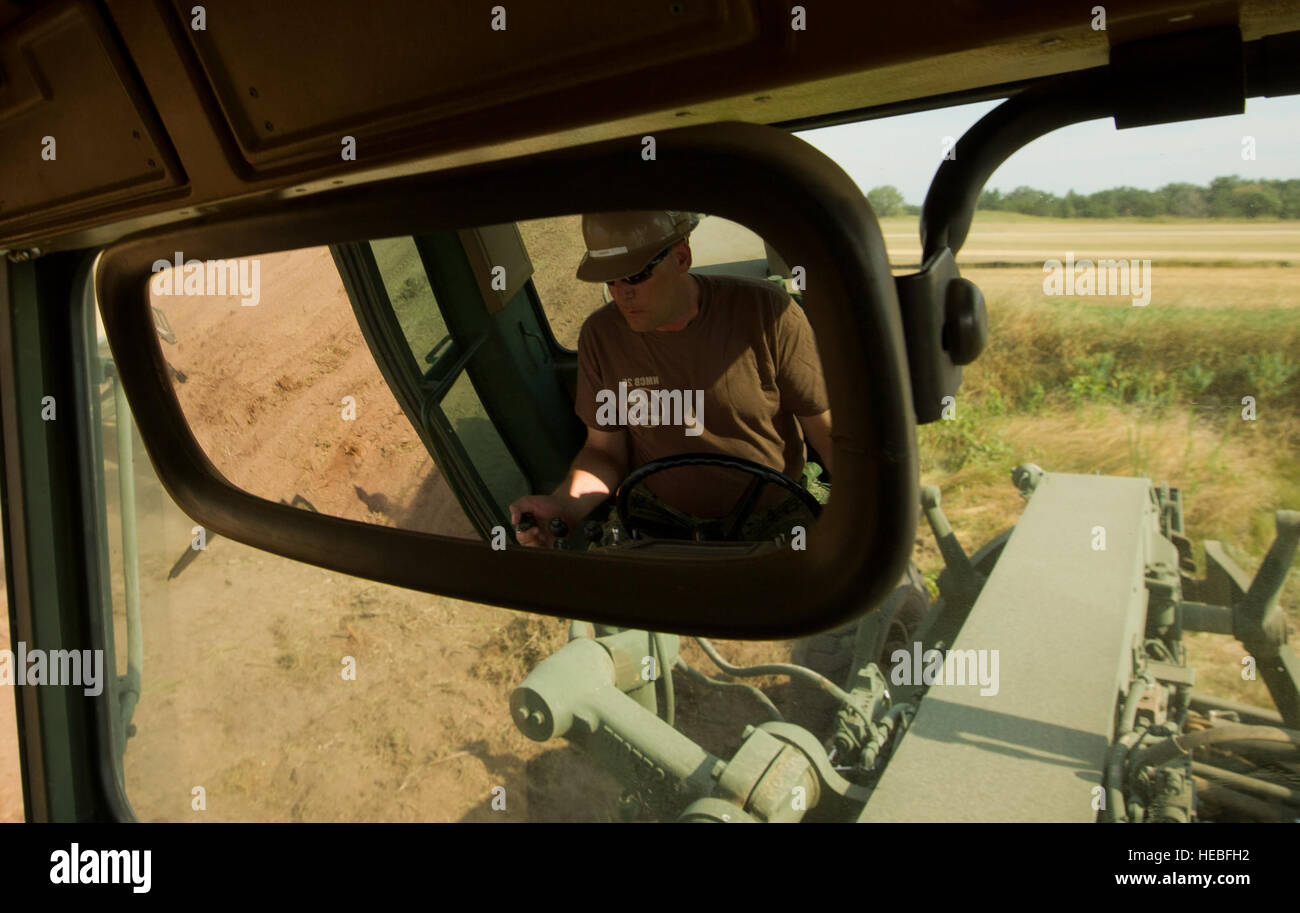 U.S. Navy Equipment Operator First Class, Tim O'Toole, a Seabee ...