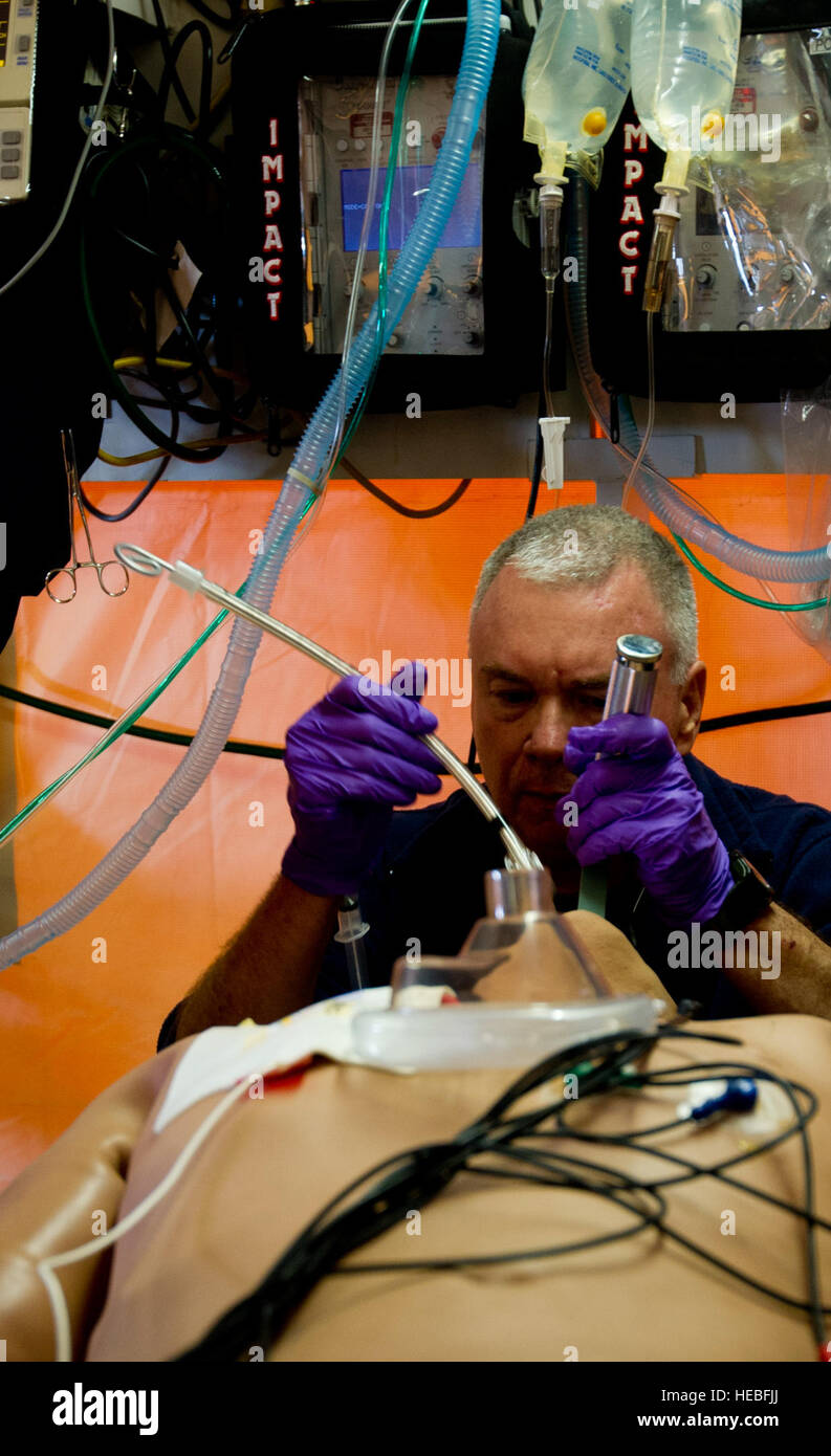 Carlos Lopez, a respiratory therapist from the Florida Advanced ...