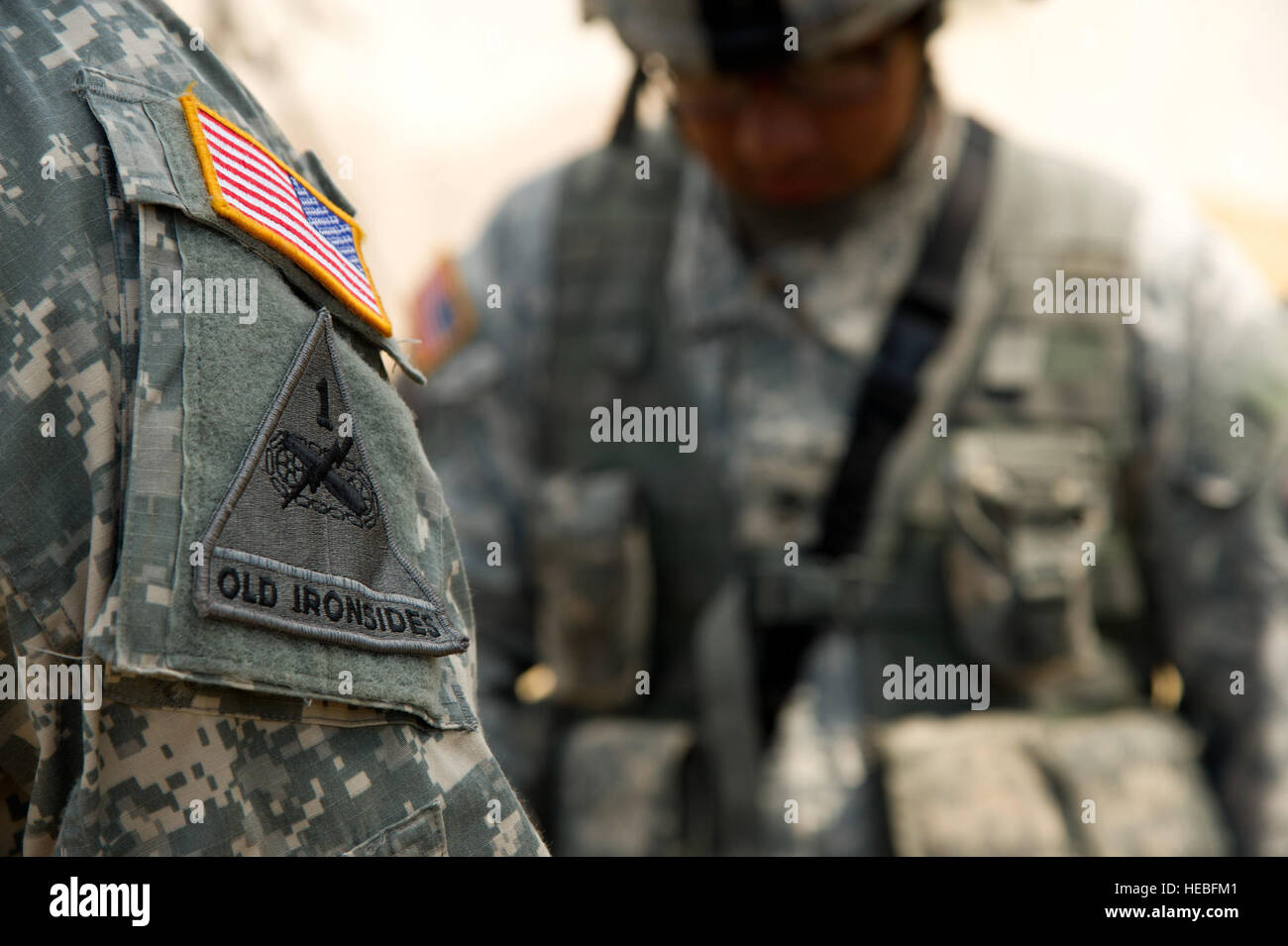 U.S. Sgt. 1st Class Donald Bollman, and Staff Sgt. Neonee Senoro, 374th ...