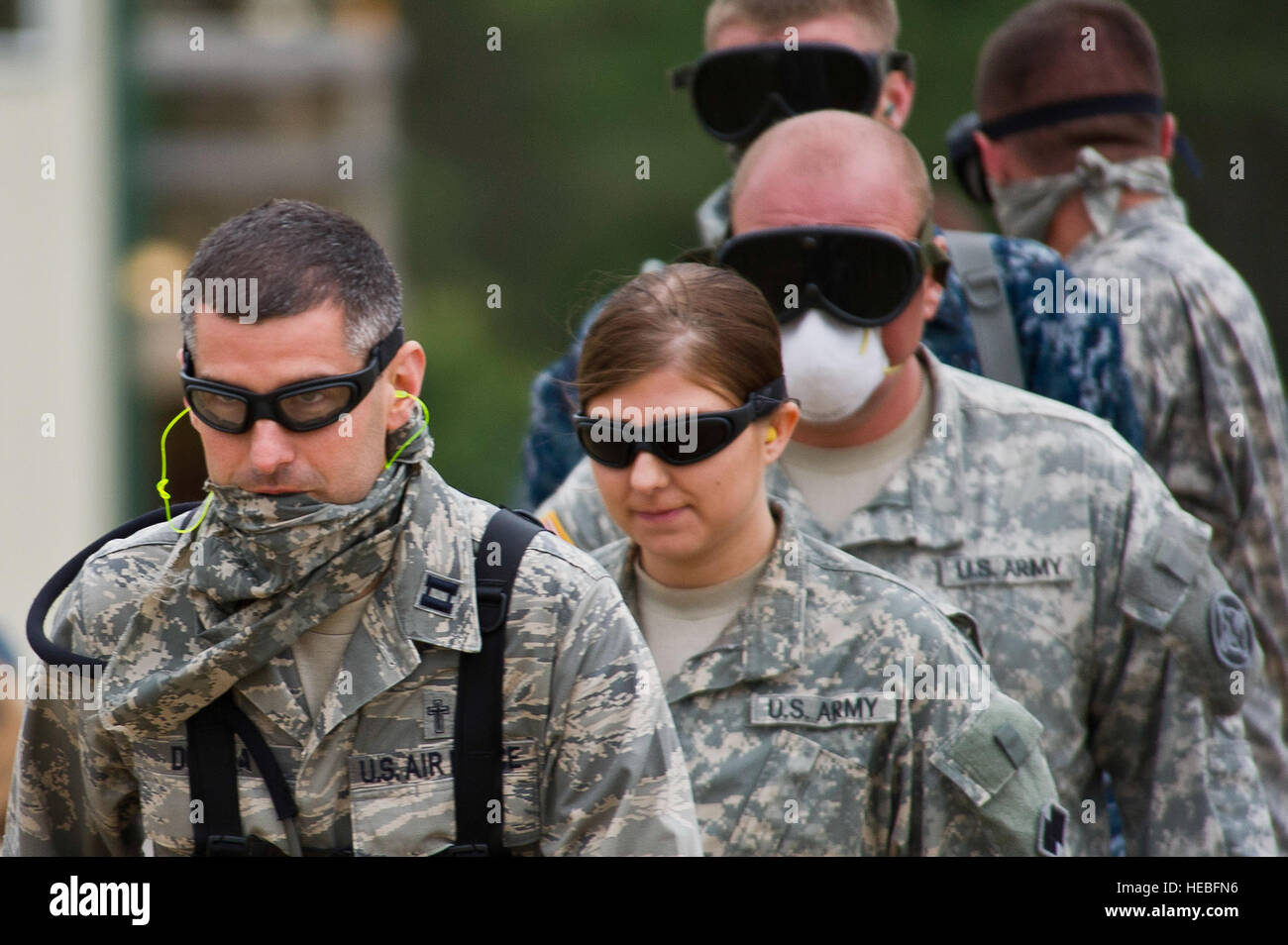 U s air force chaplain matthew dussia with the 633 abw hi-res stock ...