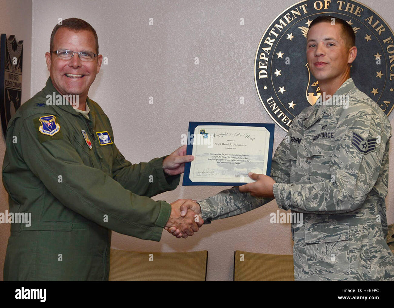 Col. Robert Stonemark, 12th Air Force (Air Forces Southern) chief of ...