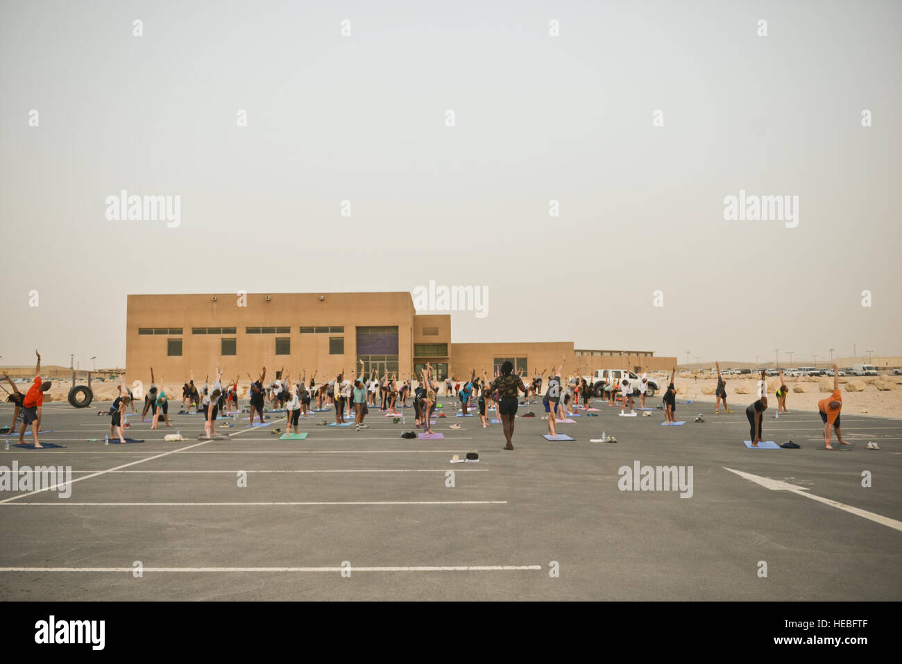 Over 100 Al Udeid soldiers, sailors, airmen, Marines, coalition ...