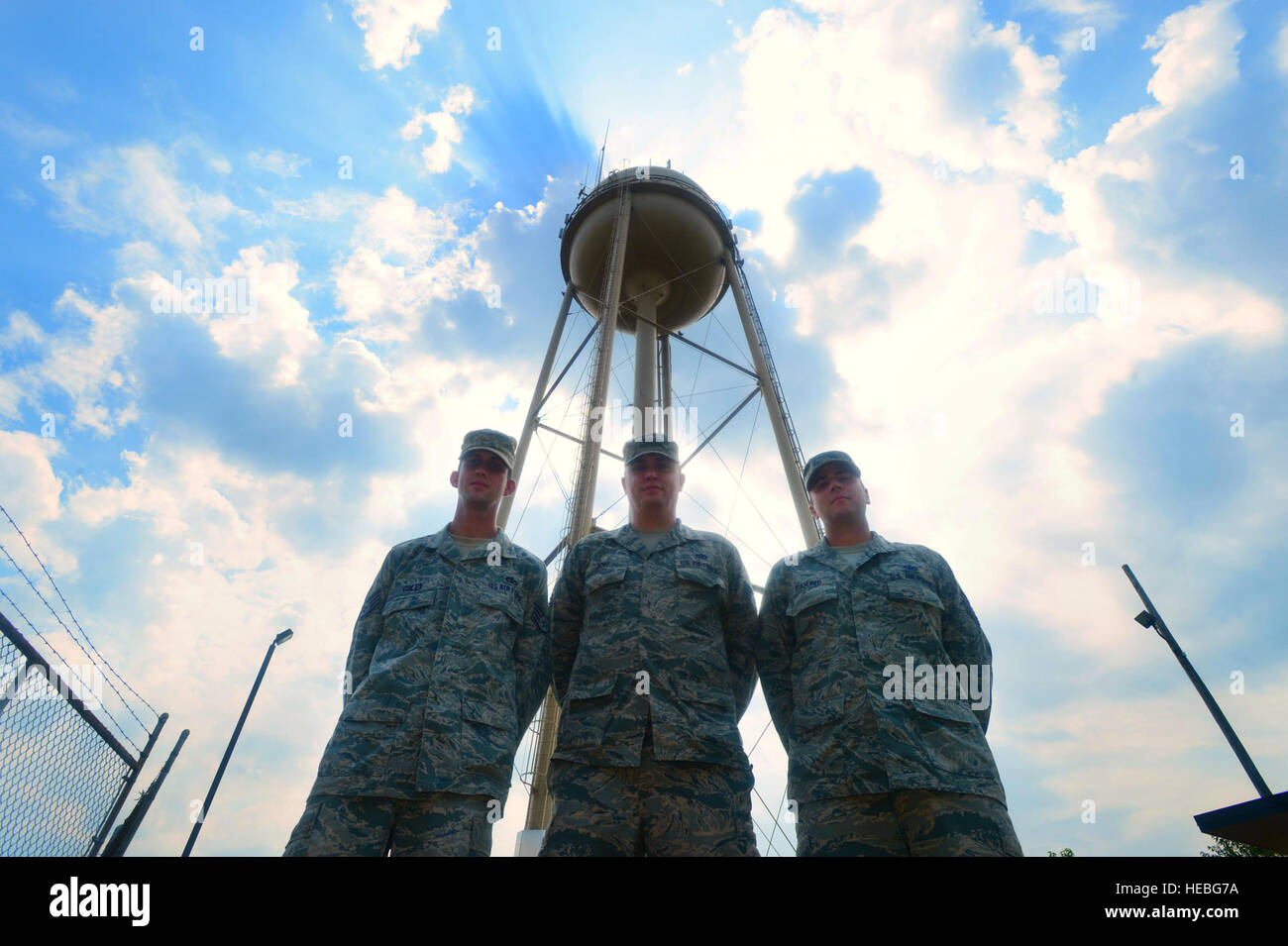 [From left] U.S. Air Force Staff Sgt. Phillip Coley, 20th Civil ...