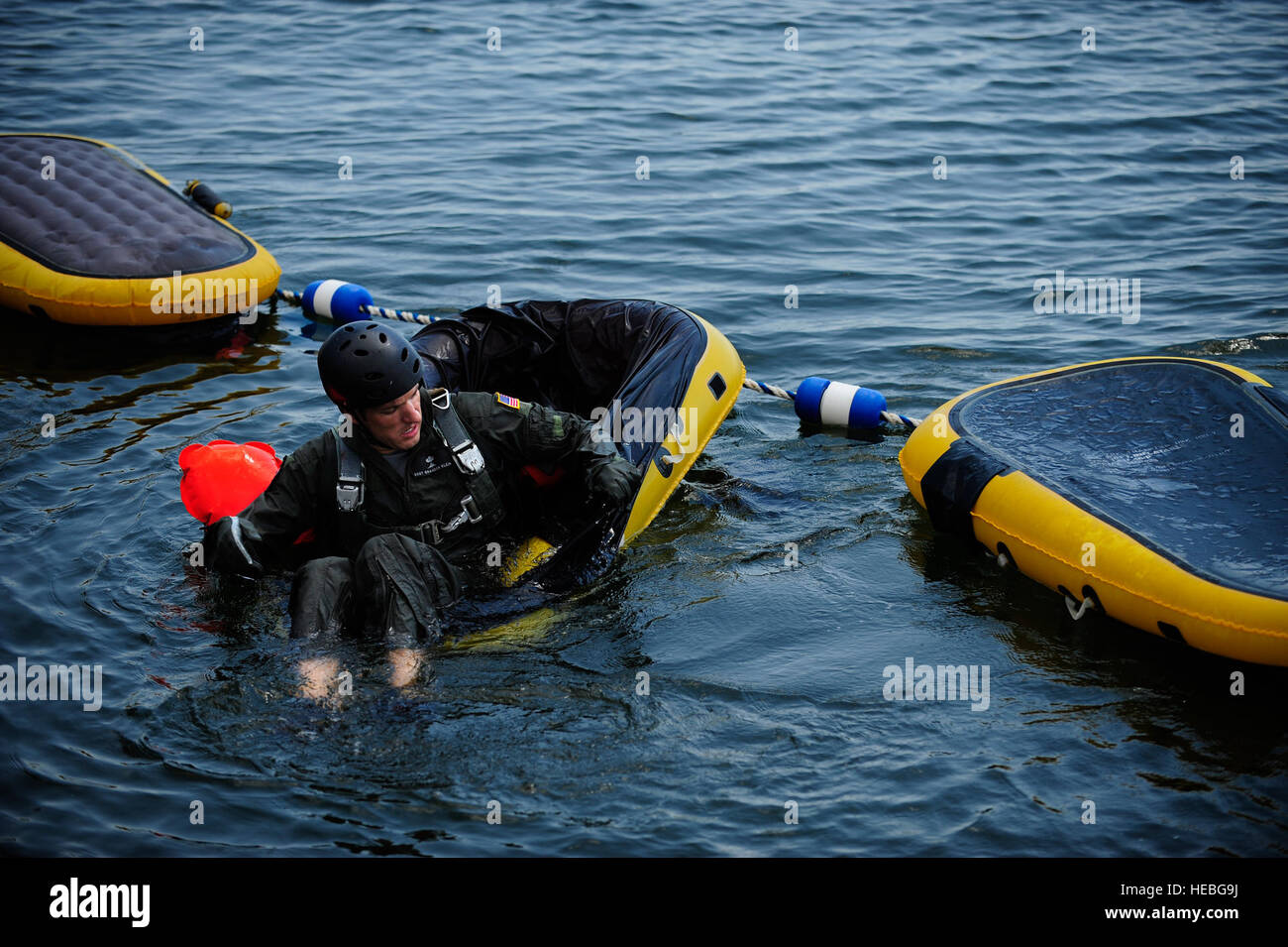 U.S. Air Force Staff Sgt. Brandon Klein, a SERE specialist from the ...