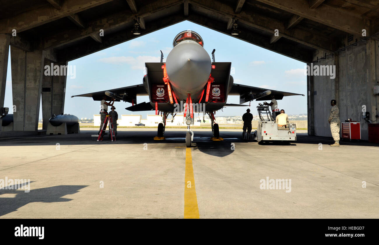 A U.S. Air Force weapons load crew team from the 67th Aircraft ...