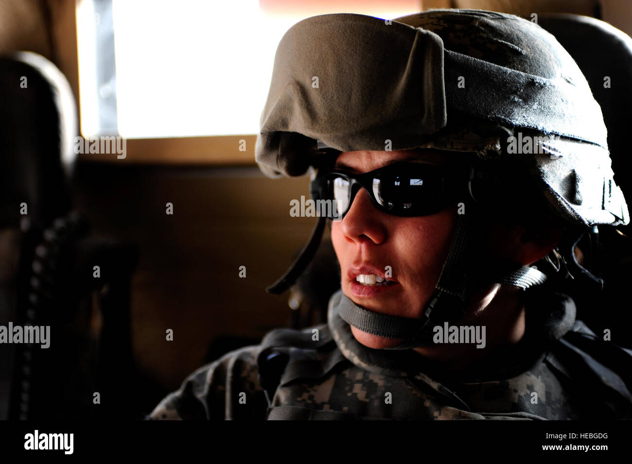 U.S. Army 1st Lt. Michelle Haas, from Thorp, Wis., with 25th Special ...