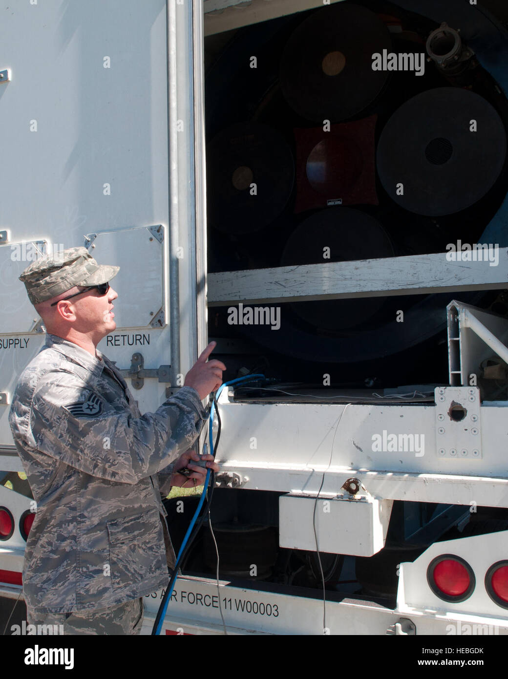 Staff Sgt. Kevin Cain, 90th Missile Maintenance Squadron weapon safety ...