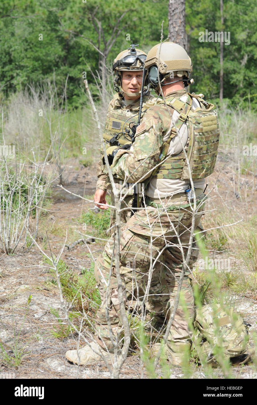 Mike Bettes, The Weather Channel TV personality, listens to a member of ...