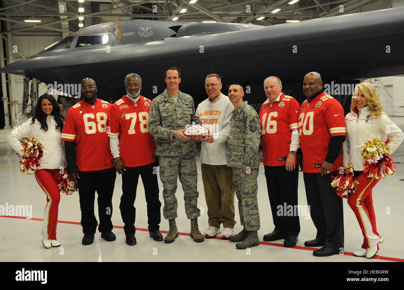 Kansas City Chiefs general manager John Dorsey presents Col. Matthew ...