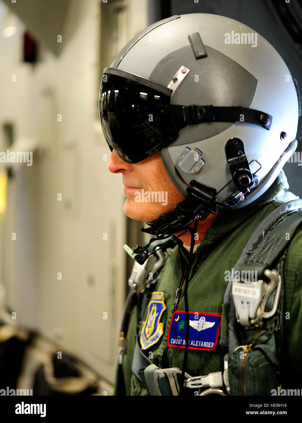 Chief Master Sgt Benjamin Alexander Jr., a loadmaster with the Air ...