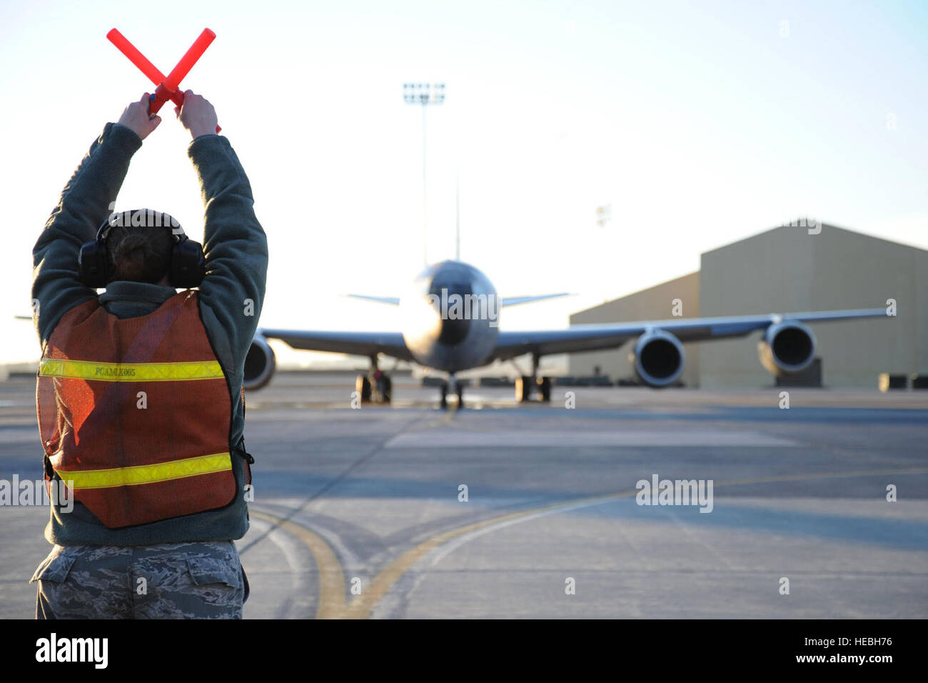 Female marshals aircraft hi-res stock photography and images - Alamy
